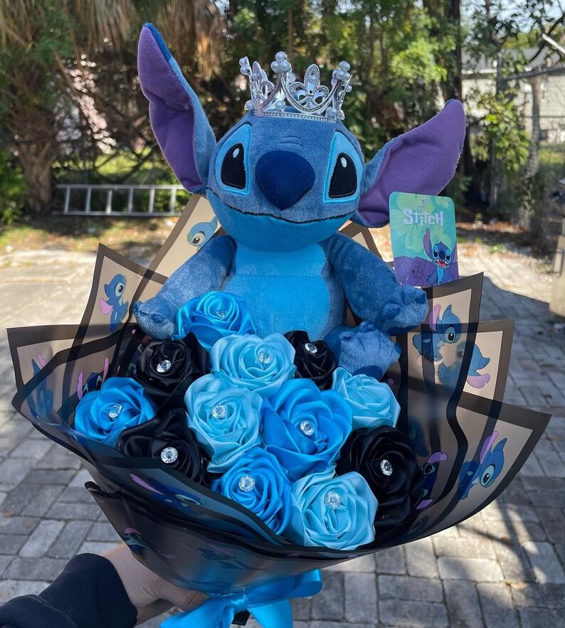 Stitch Bouquet, Rosas, Ramos, Bouquet, Eternal Roses - Etsy