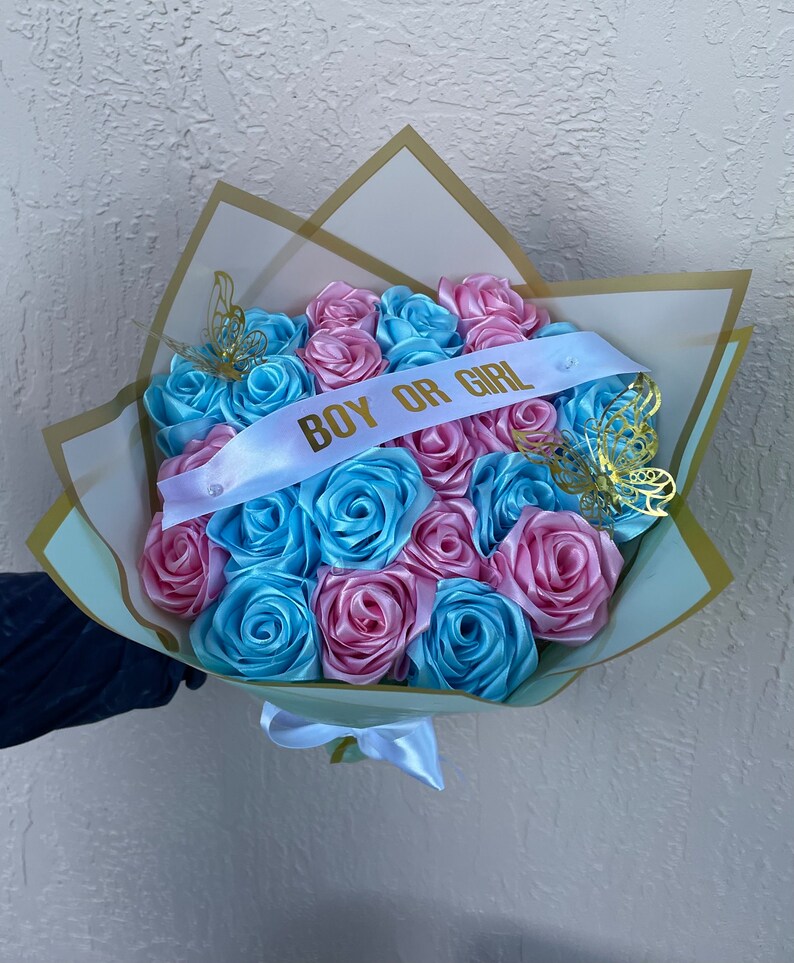 Eternal Roses, Bouquet,gender Reveal, Ramo Buchón - Etsy