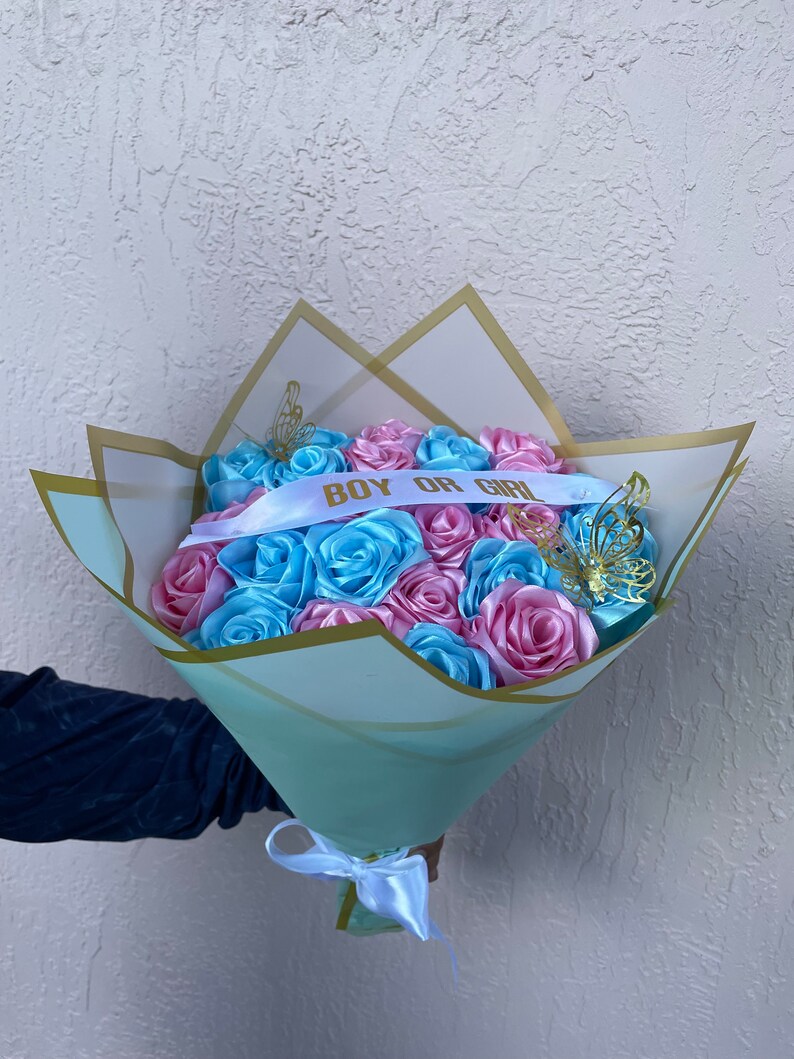 Eternal Roses, Bouquet,gender Reveal, Ramo Buchón - Etsy