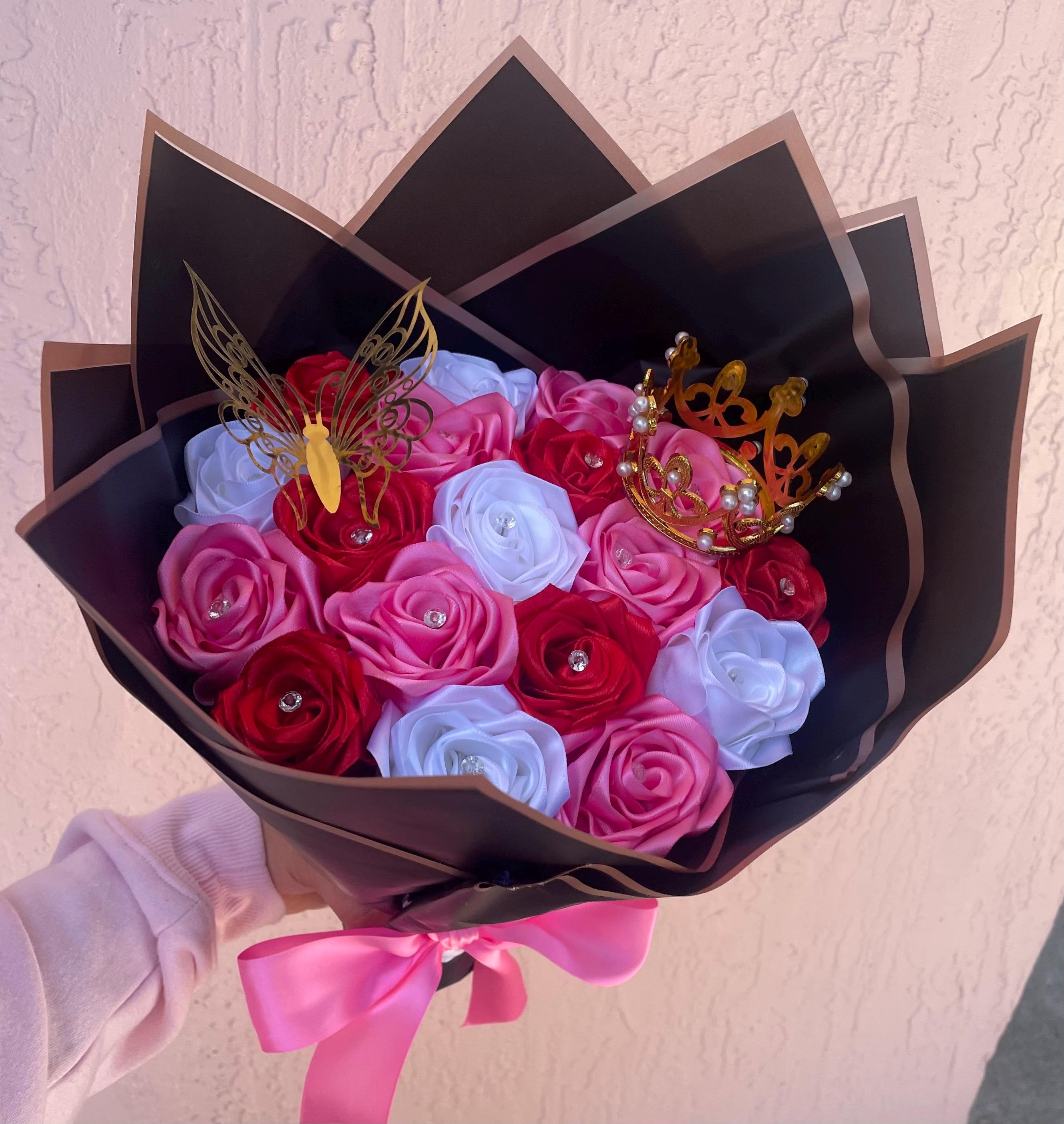 Eternal Roses, 18 Roses, Rosas Eternas, Ramo Buchón - Etsy