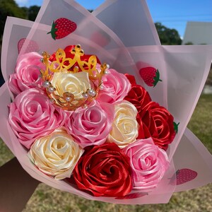 Eternal Roses, Bouquet,roses Bouquet, Red, Pink & Ivory, Gift, Ramo ...