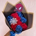 Spider-man Bouquet, 10 Roses, Eternal Roses - Etsy