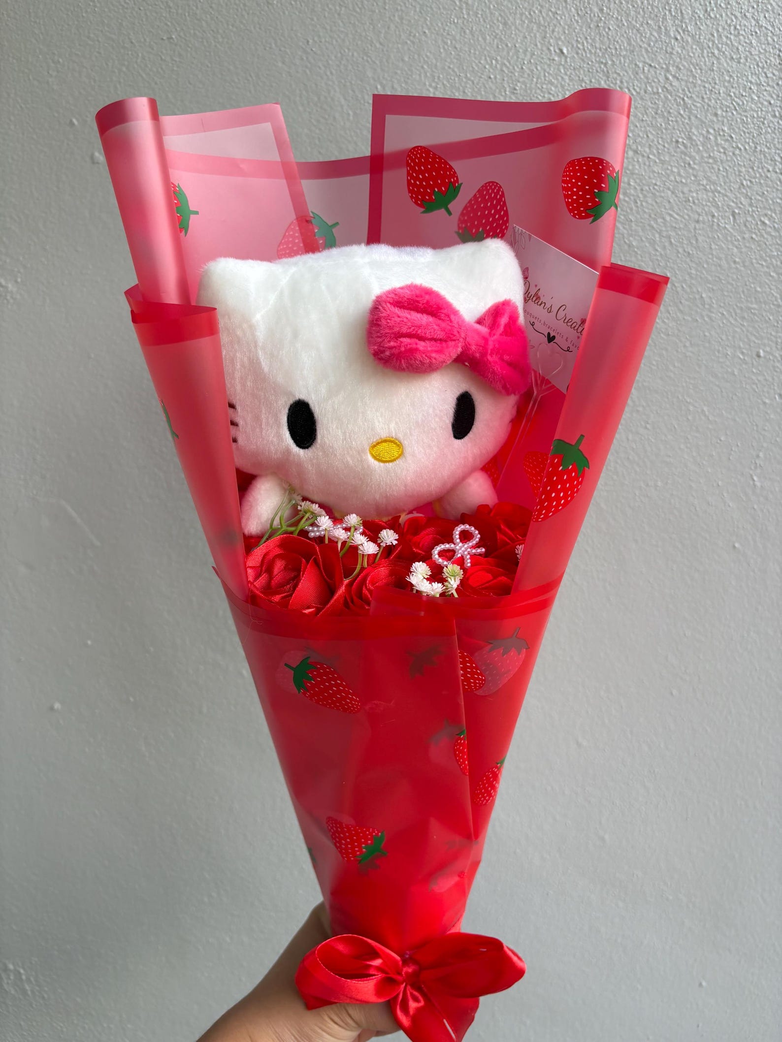 Hello Kitty, Rosas Eternas, Eternal Roses, Ramo, Roses, Bouquets - Etsy