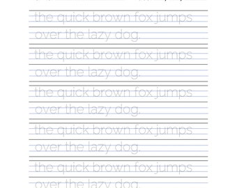 Handwriting Practice Sheet for Kid Handwriting Worksheet Handwriting ...