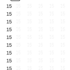 Preschool Activity Worksheet - Number Tracing - 1 to 50 - Etsy