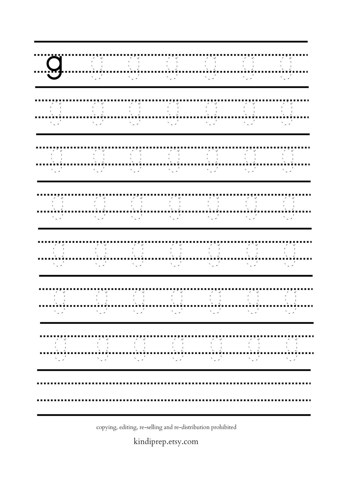 Tracing ABC Preschool Activity Worksheet, Small Letters - Etsy