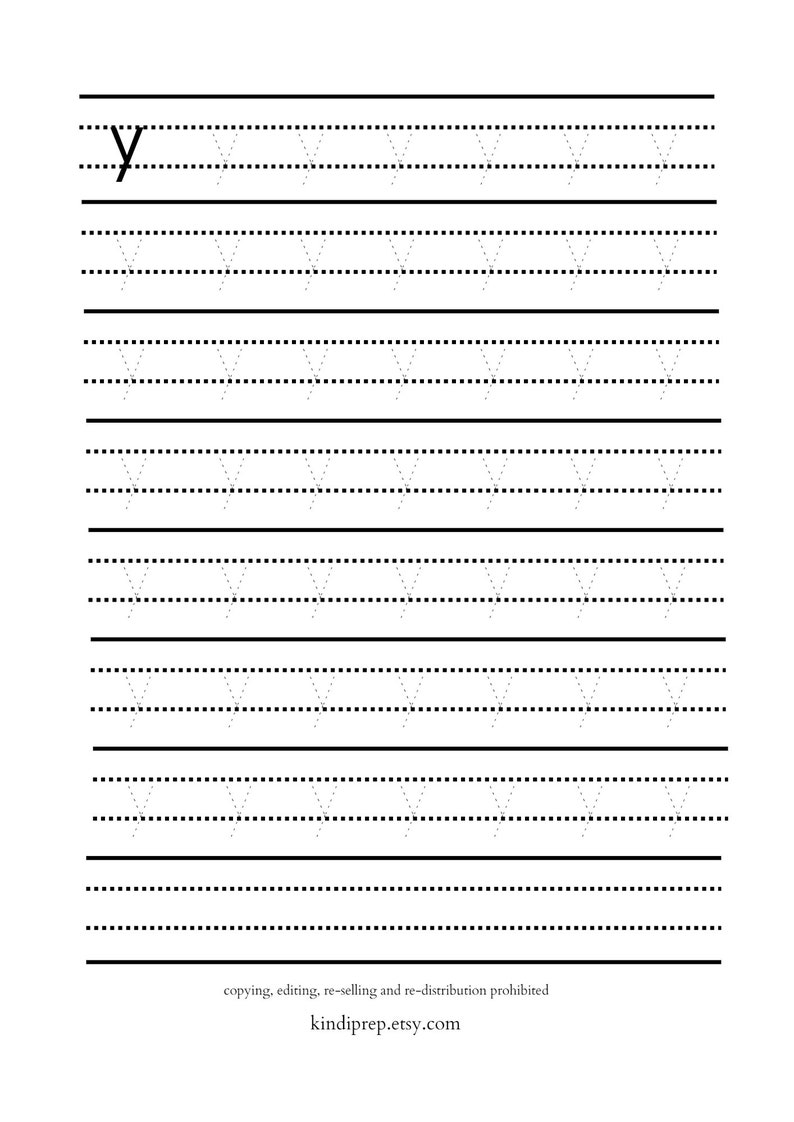 Tracing ABC Preschool Activity Worksheet, Small Letters - Etsy