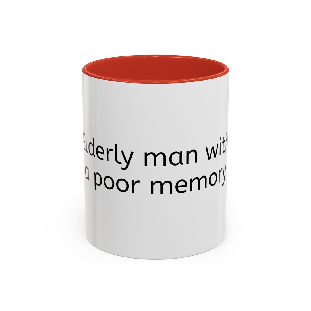Funny Coffee Mug- Old Man Coffee Mug - Bidens Coffee - Elderly Man With ...