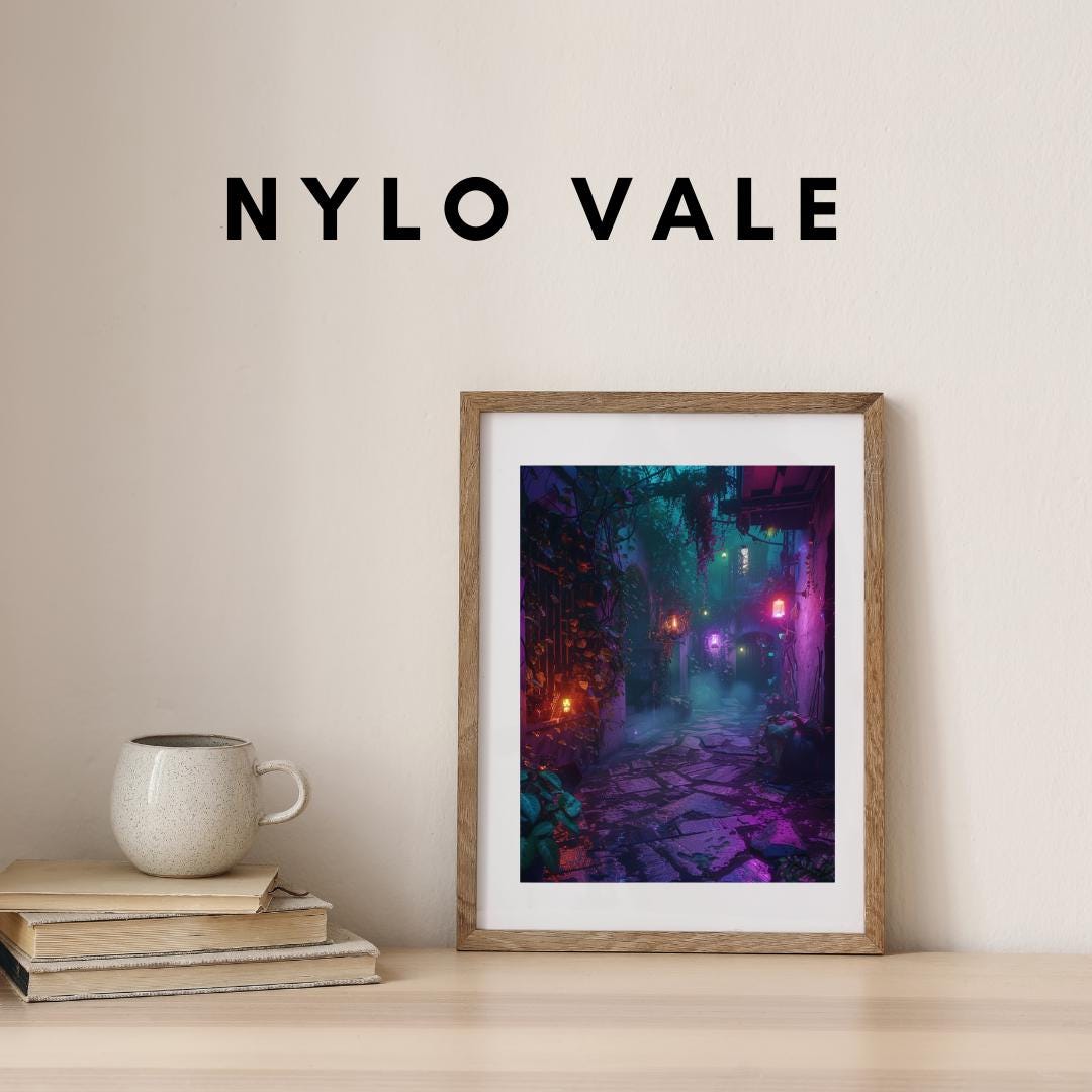 Alleyway Dreams | Urban Surreal Digital Wall Art | Dreamcore Vaporwave ...