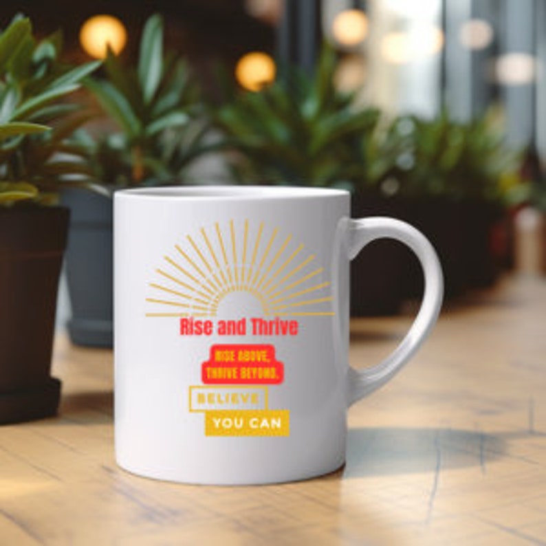 Rise and Thrive 11oz Good Morning Coffee Mug - Etsy