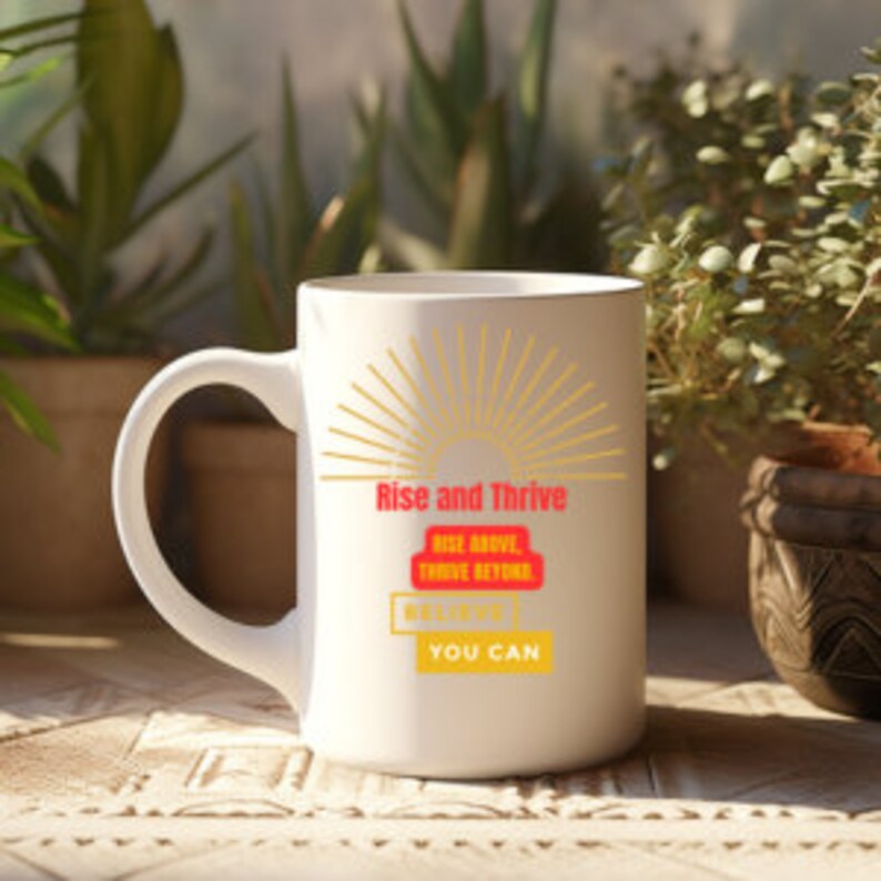 Rise and Thrive 11oz Good Morning Coffee Mug - Etsy