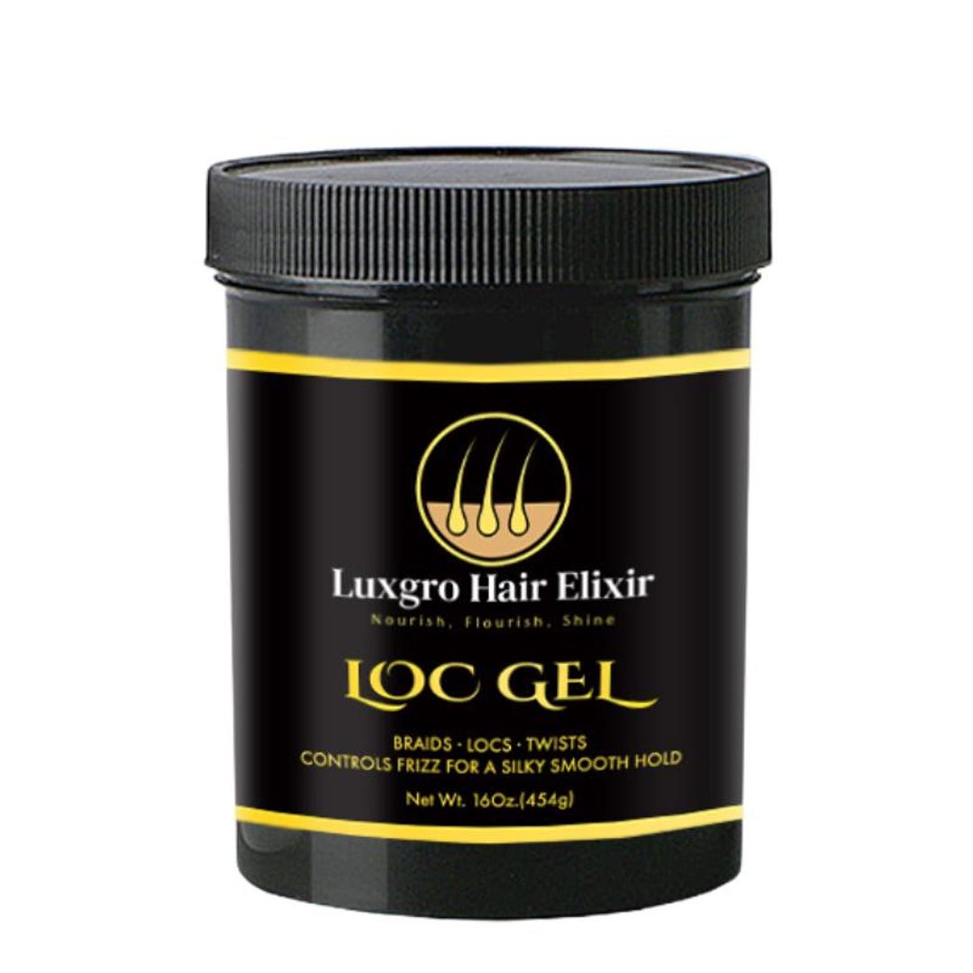 Luxgro Edge & Loc Gel 16 Oz Silky Smooth Hold for Braids Locs and ...