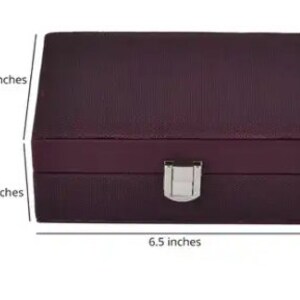 Purple Woven Embossed Faux Leather Jewelry Box With Mirror and Lock - Etsy