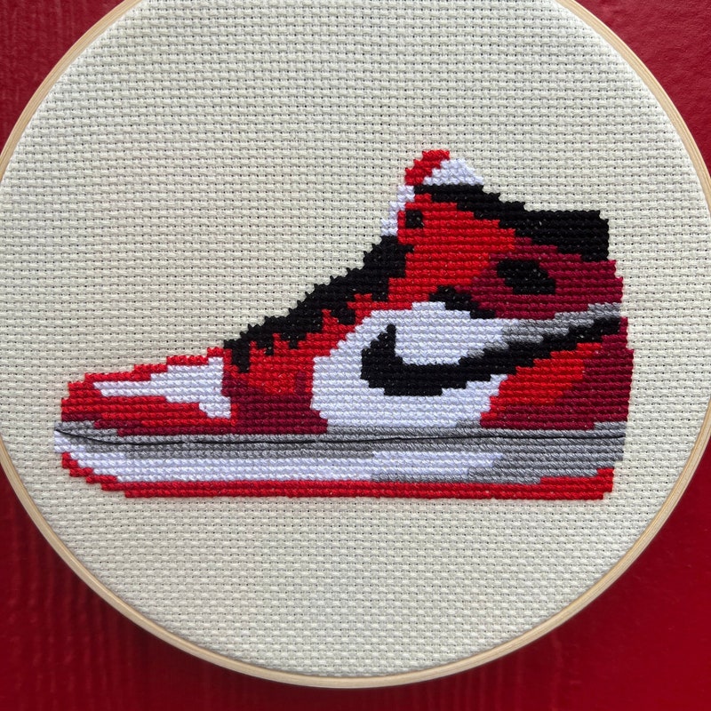 Cross Stitch Shoes - Etsy