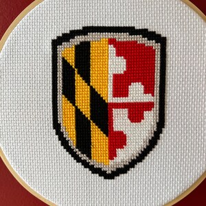Maryland PDF Cross Stitch Pattern - Etsy