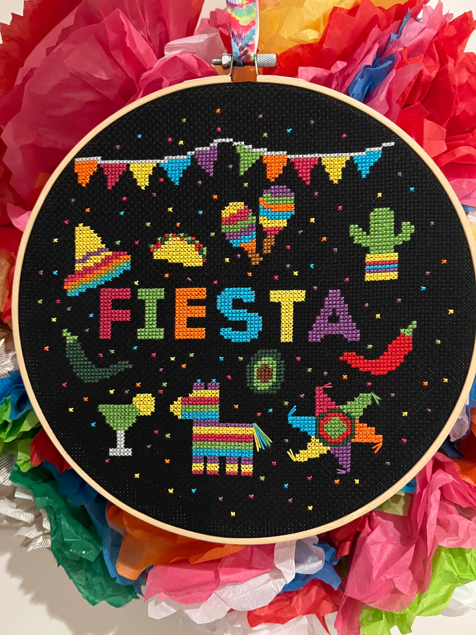 Fiesta Cross Stitch PDF Pattern Digital Download - Etsy