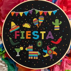 Fiesta Cross Stitch PDF Pattern Digital Download - Etsy