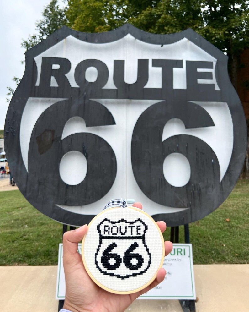 Route 66 PDF Digital Cross Stitch Pattern - Etsy
