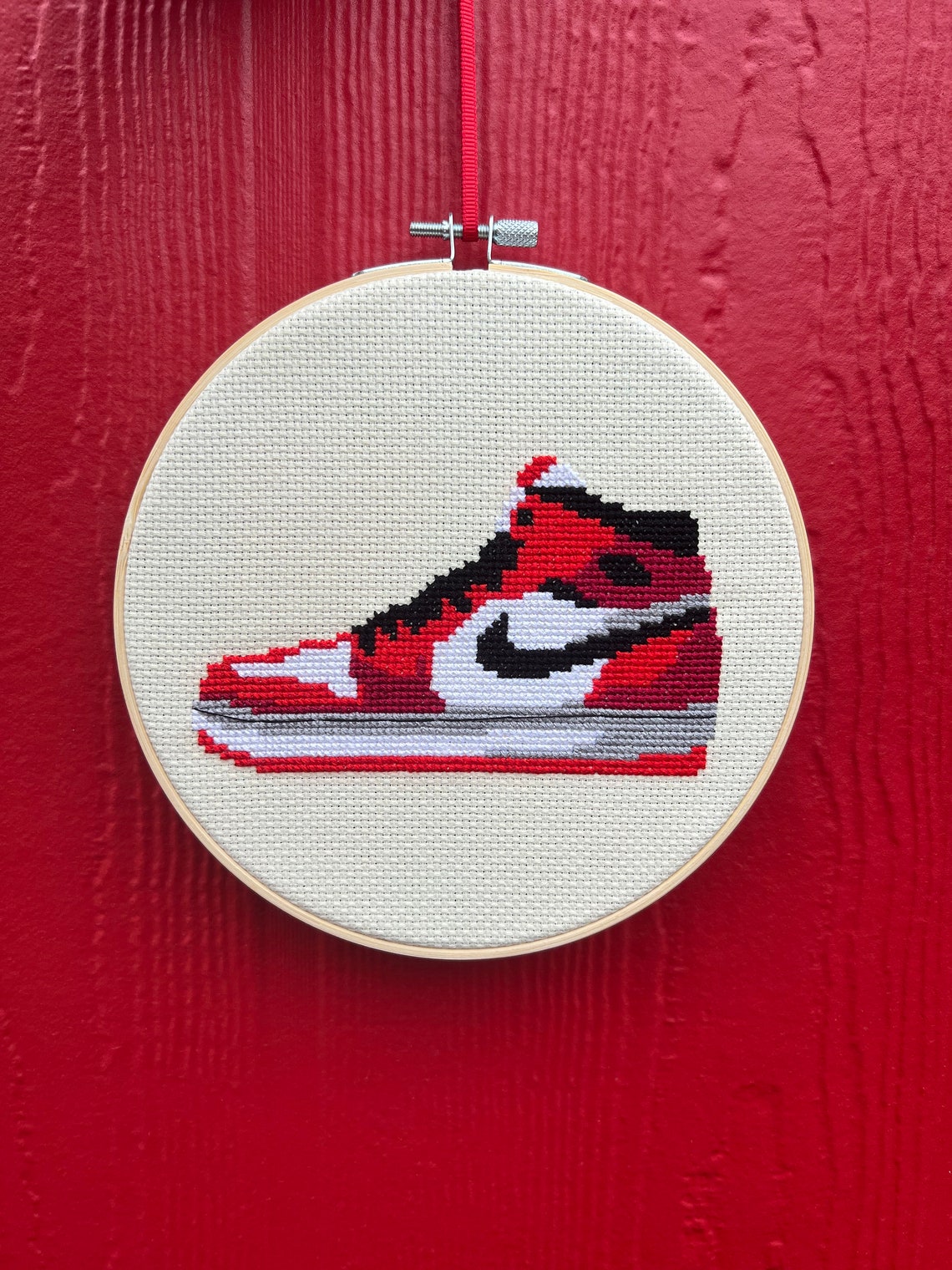 Red Shoe PDF Cross Stitch Pattern - Etsy
