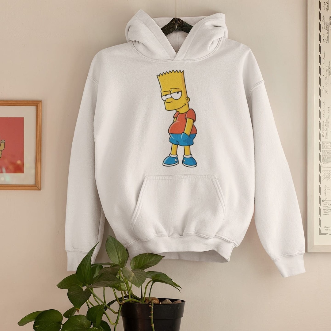 Bart Simpson Hoodie - Etsy