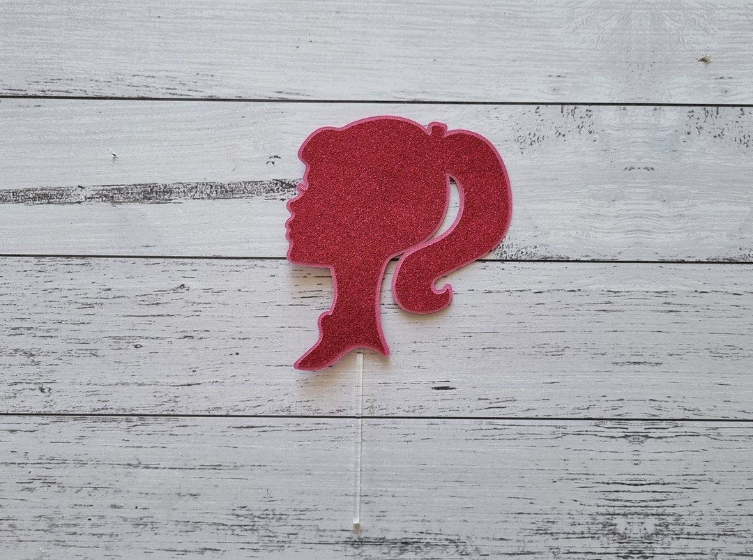 Themed Cake Topper | Barbie Head Cake Topper |birthday Cake Topper ...