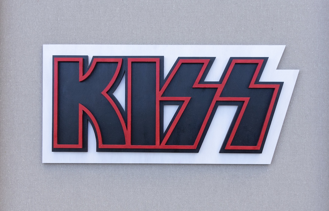 KISS Band LED Sign for Wall, Kiss Sign 3D, Home Bar Decor, Rock N Roll ...