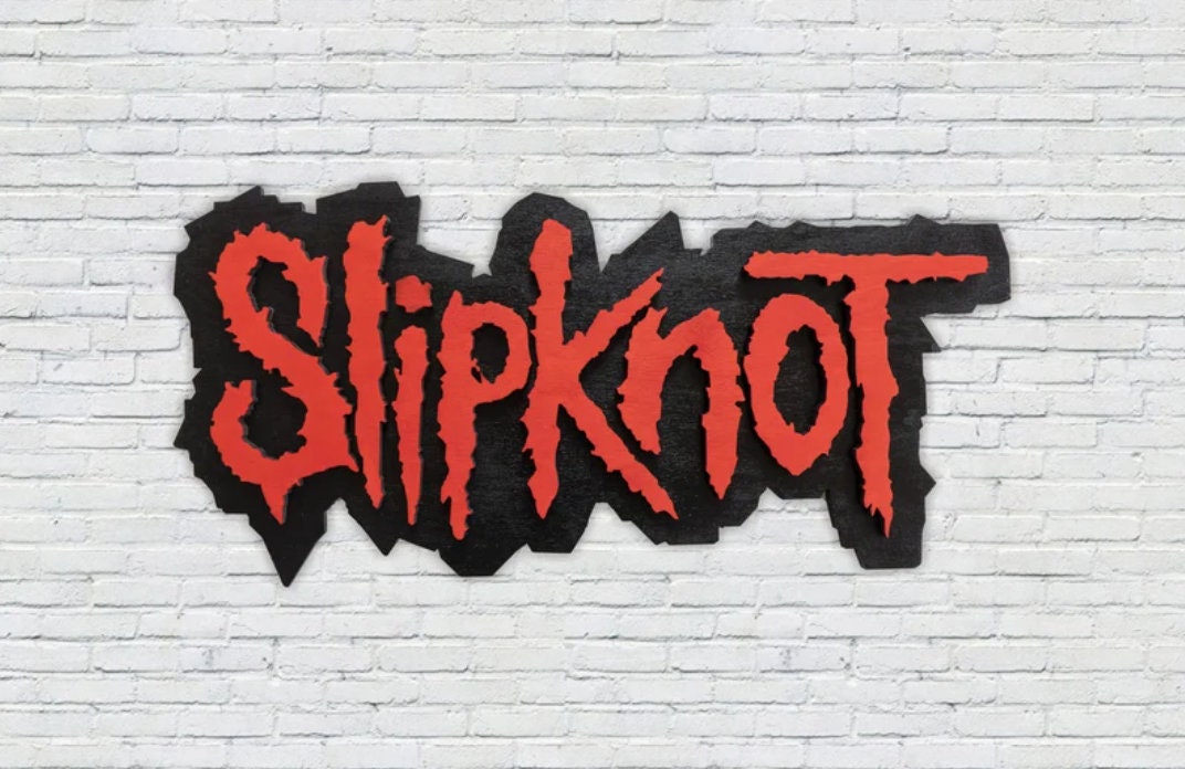 Slipknot Wood Sign for Wall, Slipknot LED Sign, Heavy Metal Bar Home ...