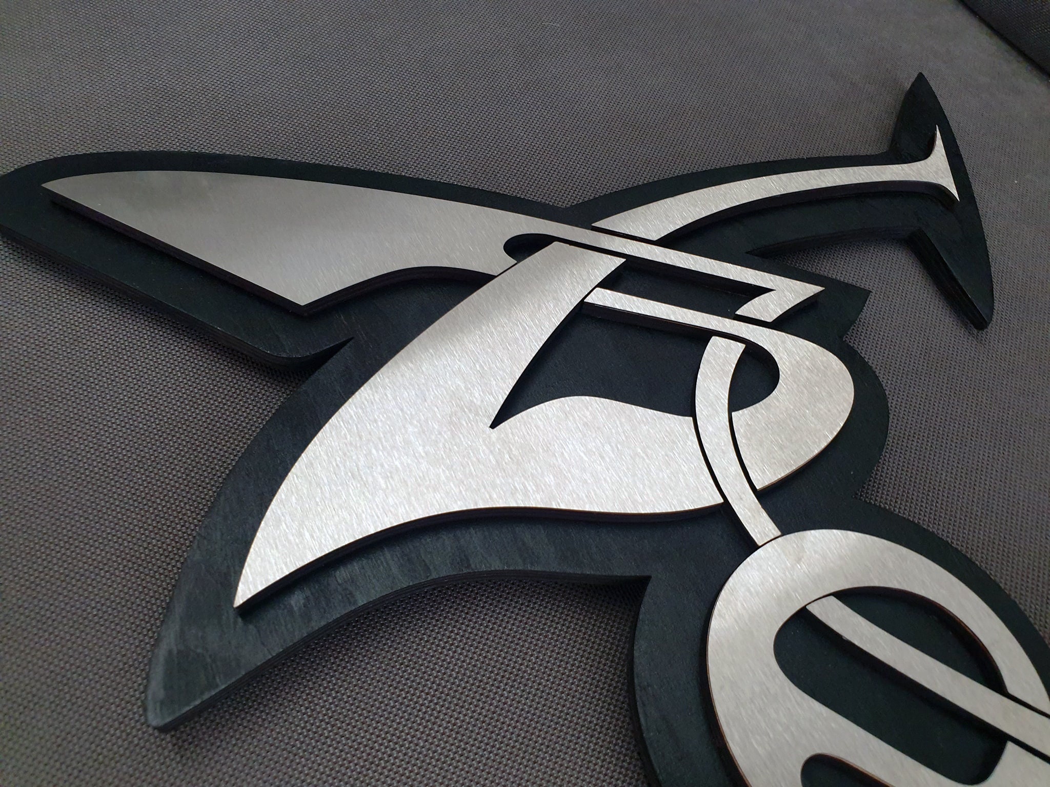 Venom Band LED Sign for Wall, Black Metal Fan Gift, Wood and Metal Art ...