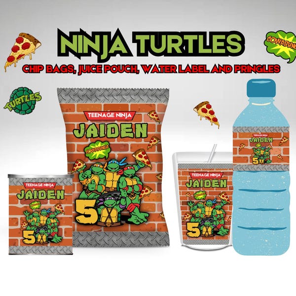 Ninja Turtle Favors - Etsy