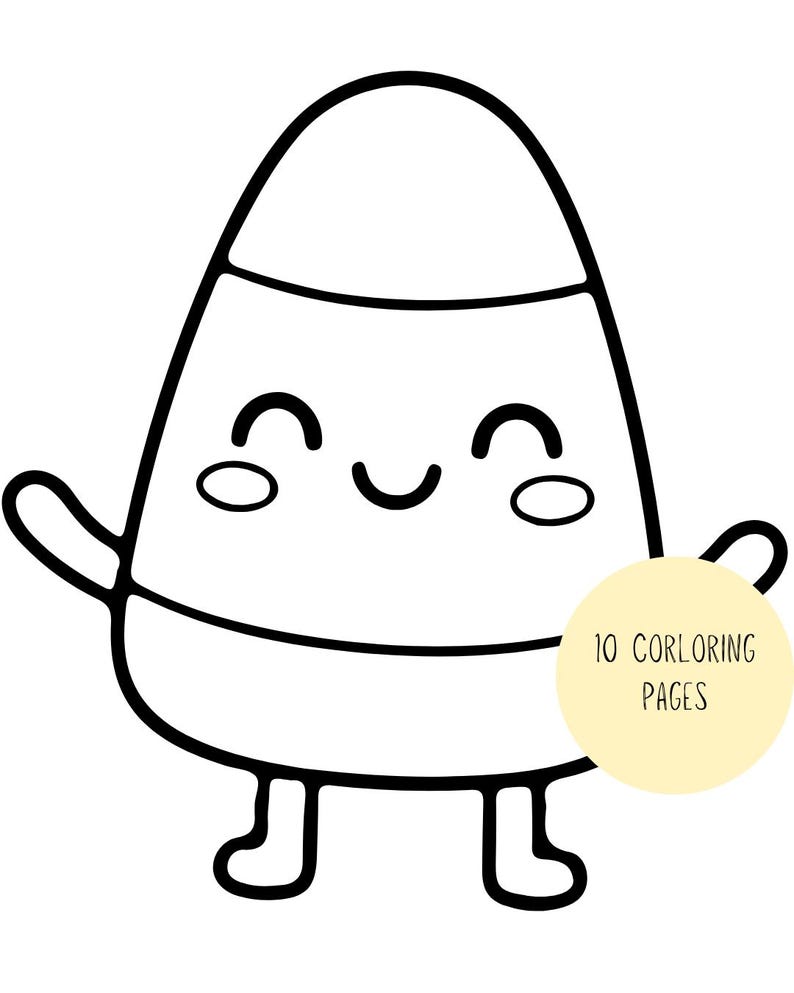 10 Fall Coloring Pages Printable | Autumn Coloring Book for Kids ...