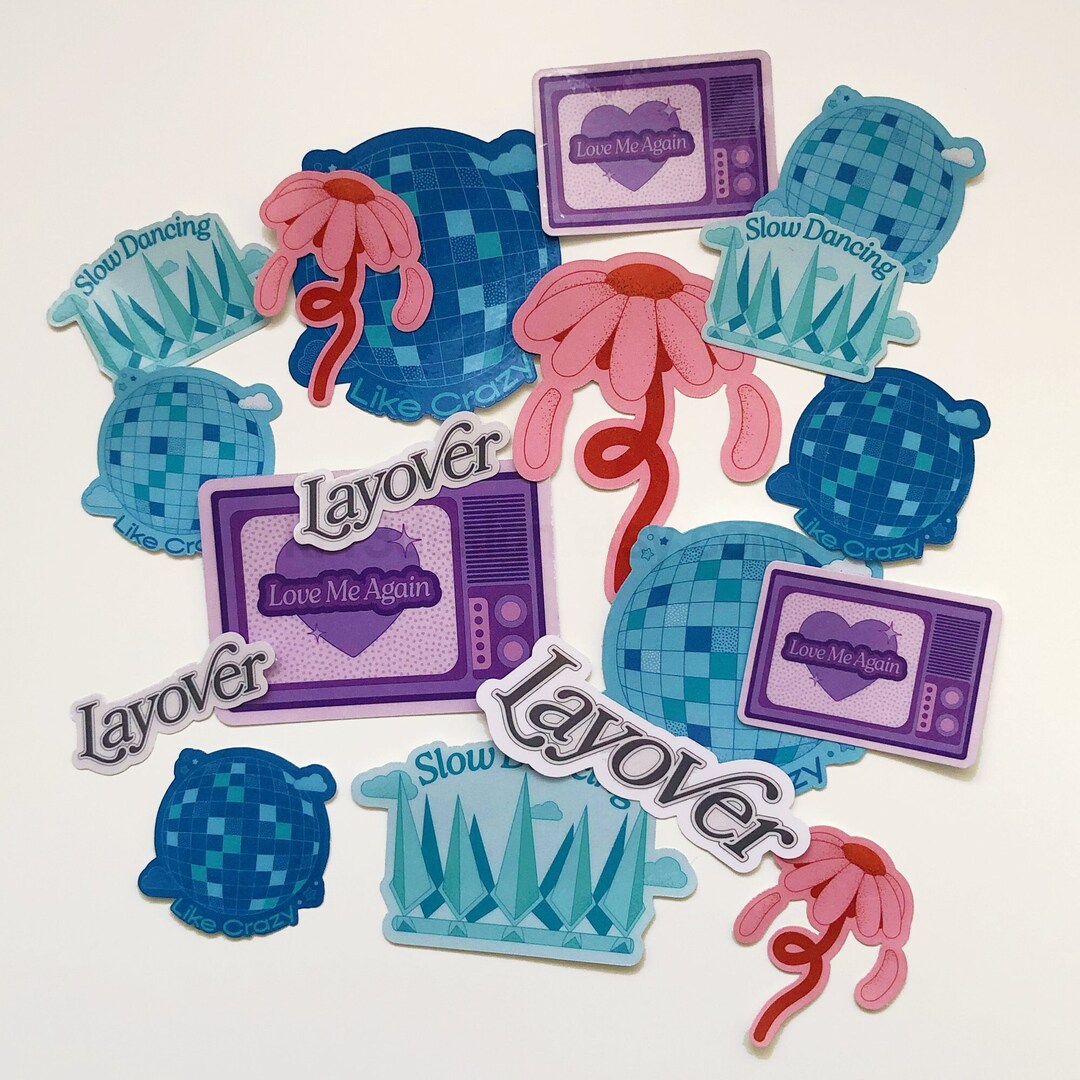 Bangtan Solo Album Stickers / Kim Taehyung / V / Jimin / Layover / Like ...