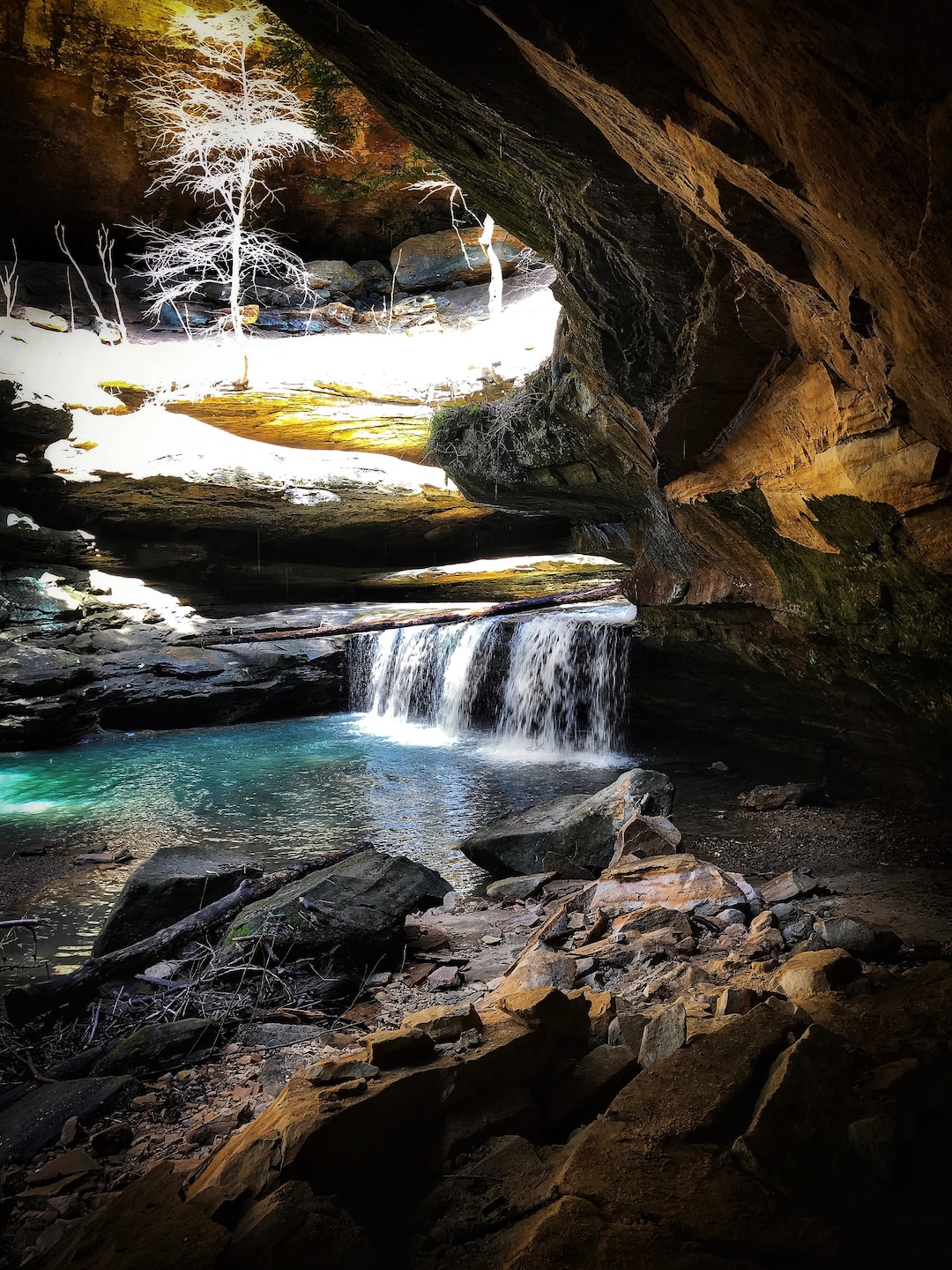 Old Man Cave Waterfall - Etsy