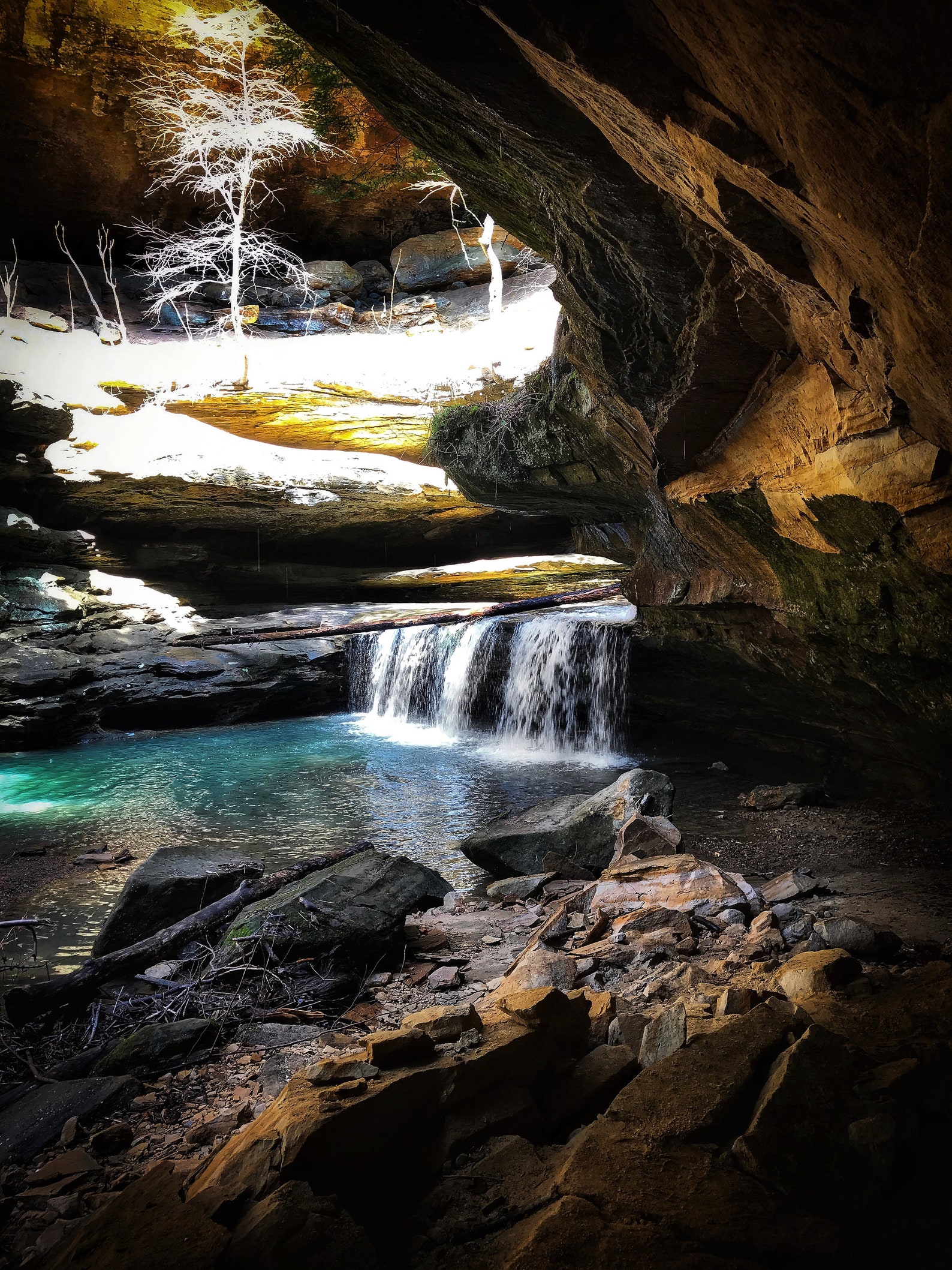 Old Man Cave Waterfall - Etsy