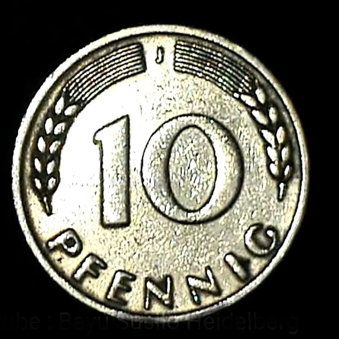 10 Pfenning 1949 J - Etsy