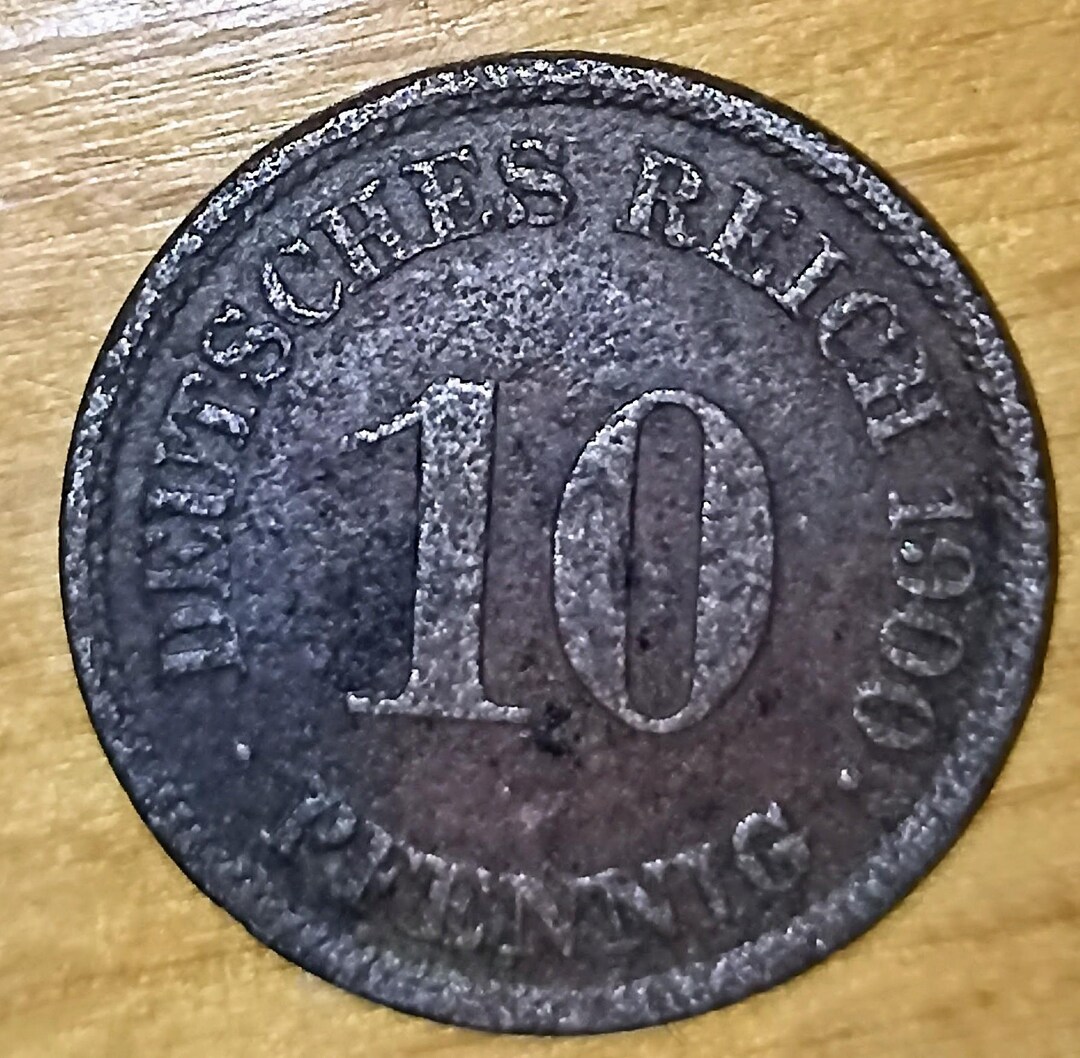 10 Pfenning 1900 - Etsy