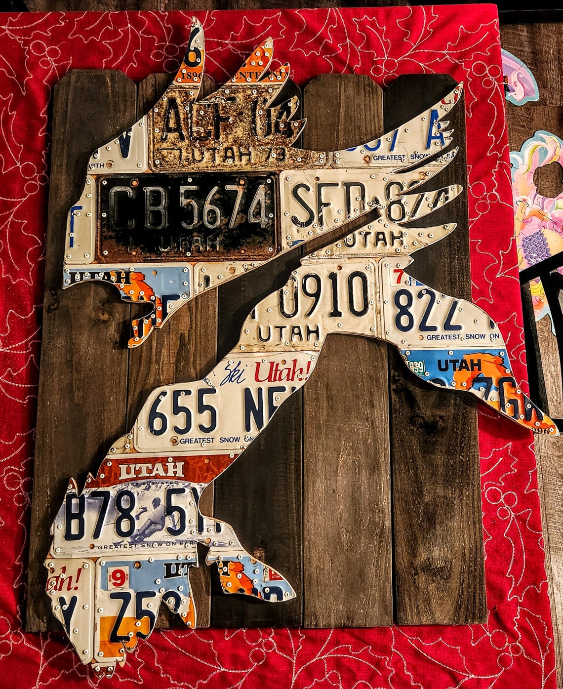 Duck License Plate Art Wall Decor Outdoor Art - Etsy