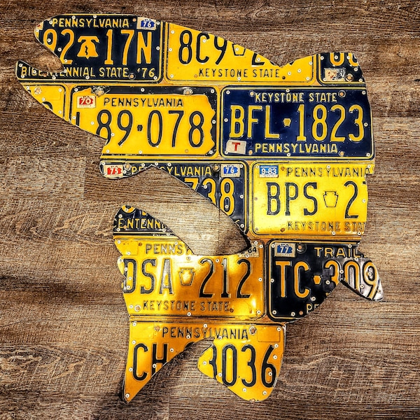 License Plate Art - Etsy