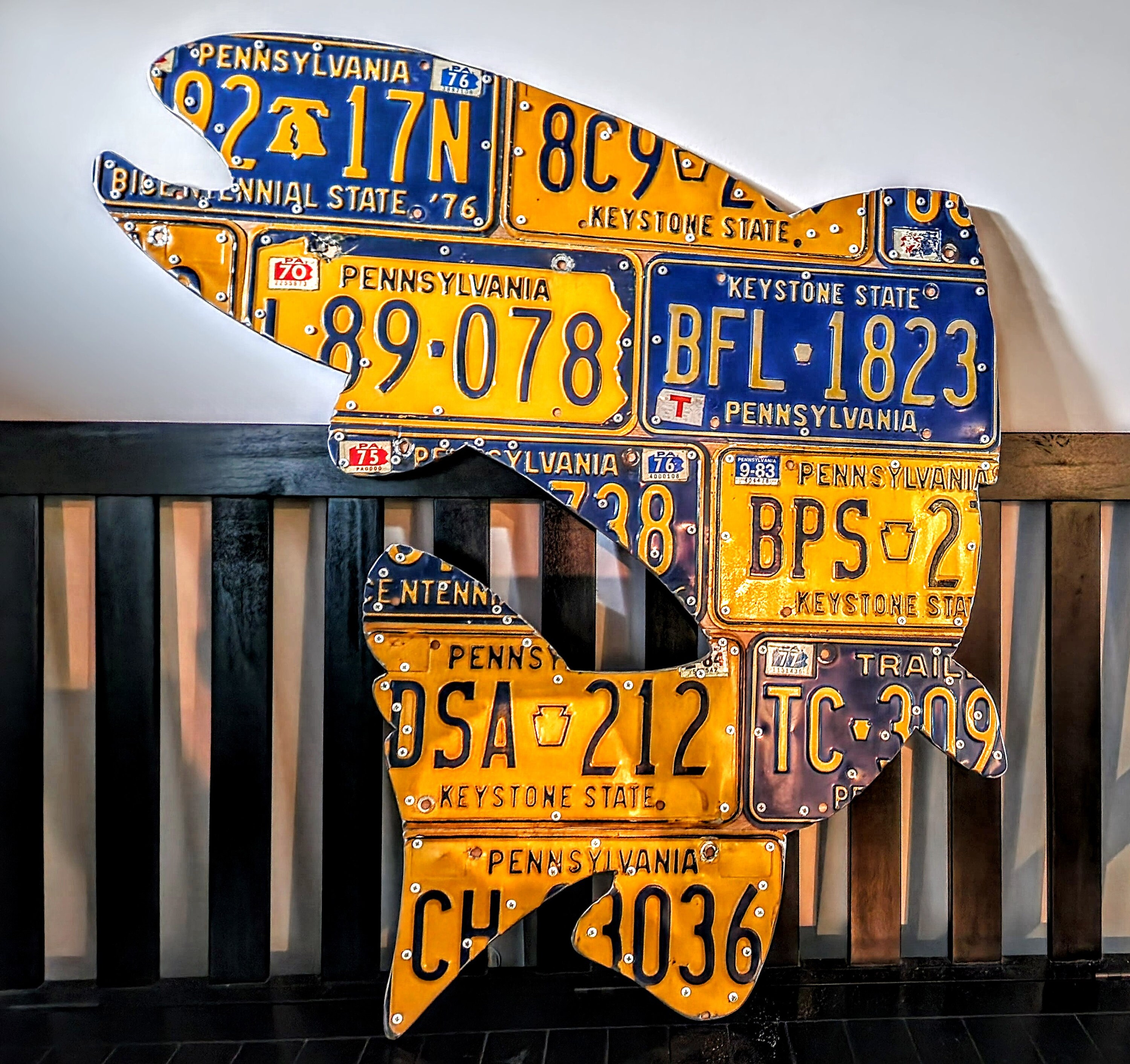 Trout License Plate Art Wall Decor. - Etsy