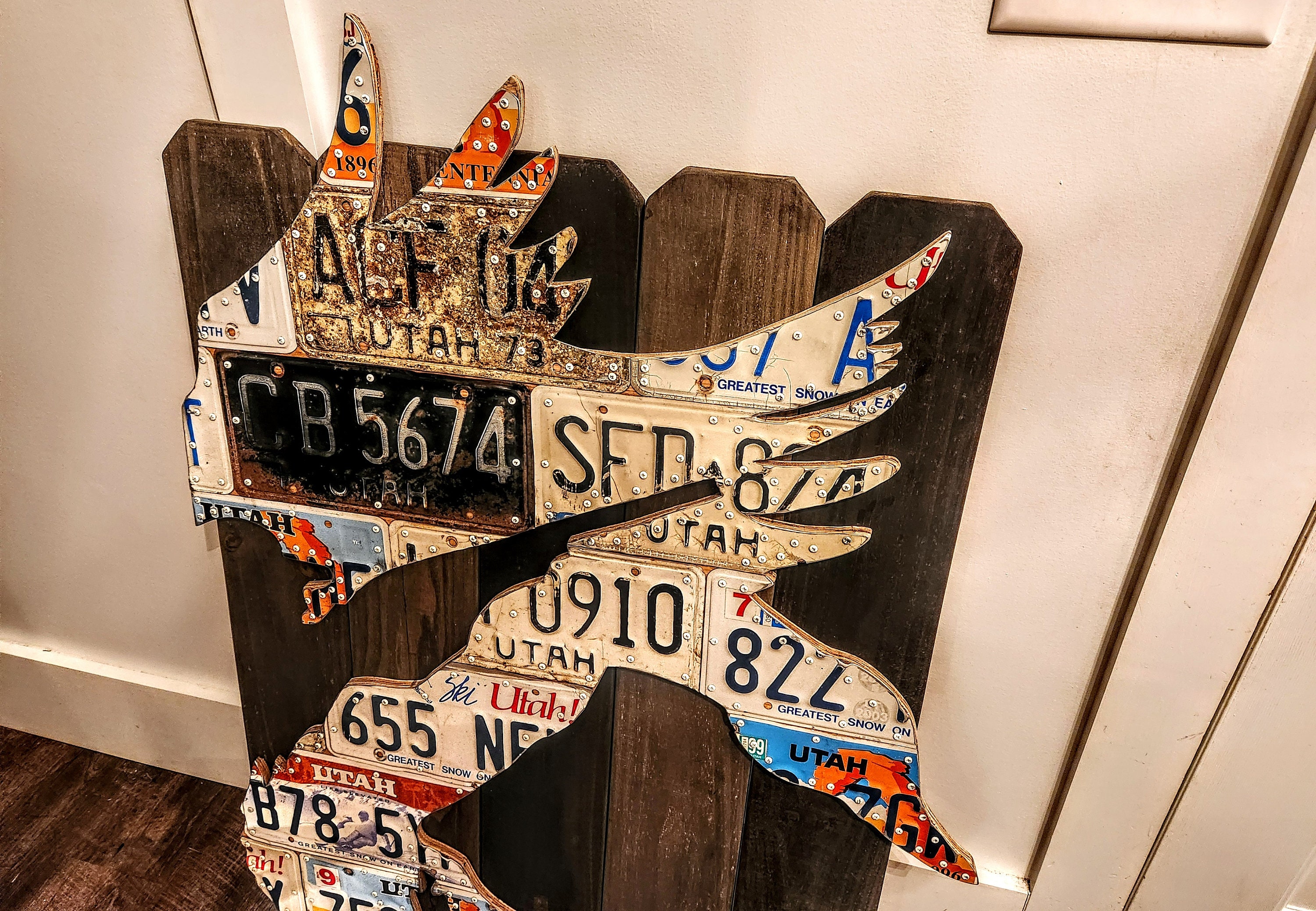 Duck License Plate Art Wall Decor Outdoor Art - Etsy
