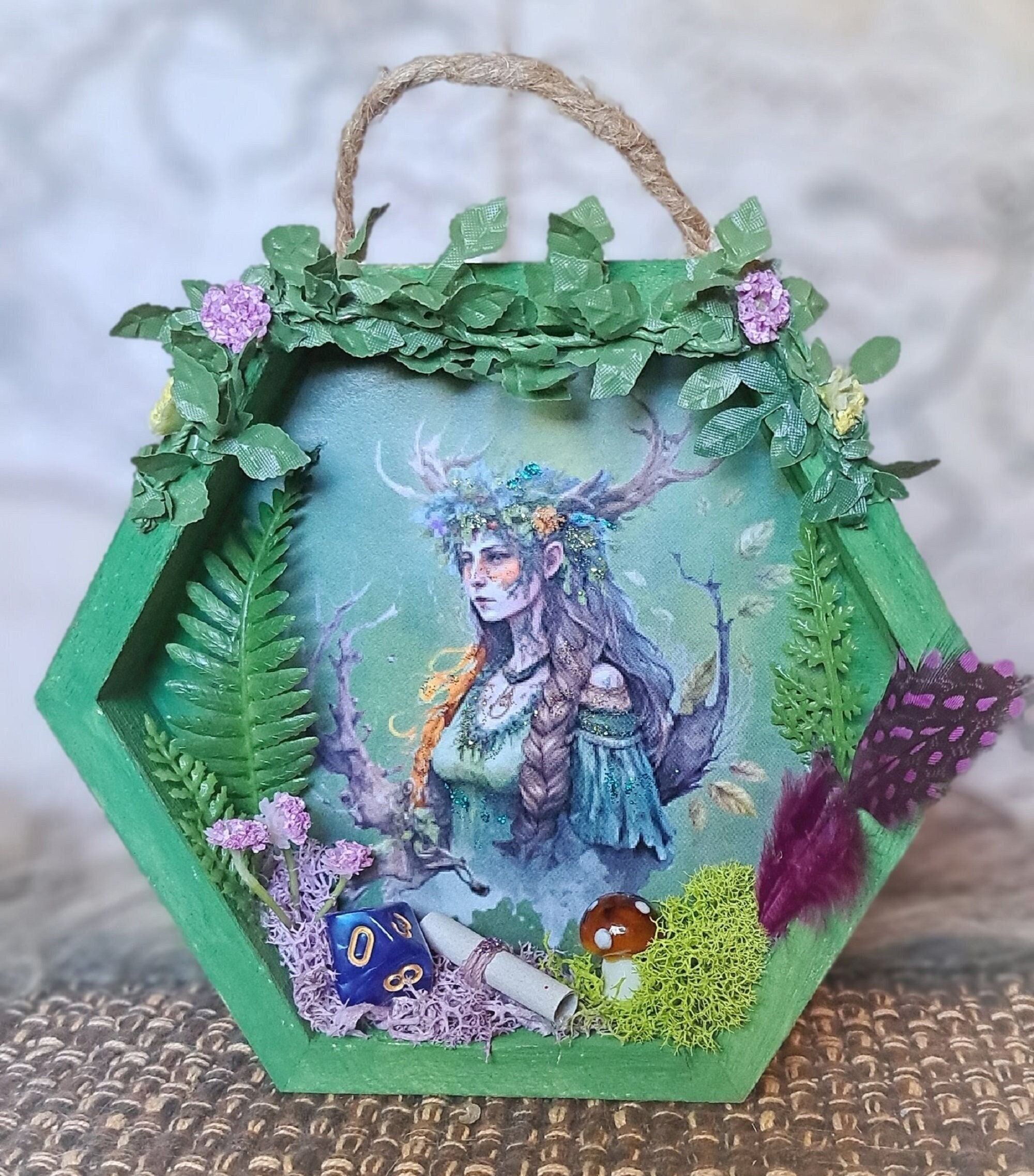 D&D Inspired Fantasy Shadow Box Diorama Dungeons and Dragons - Etsy