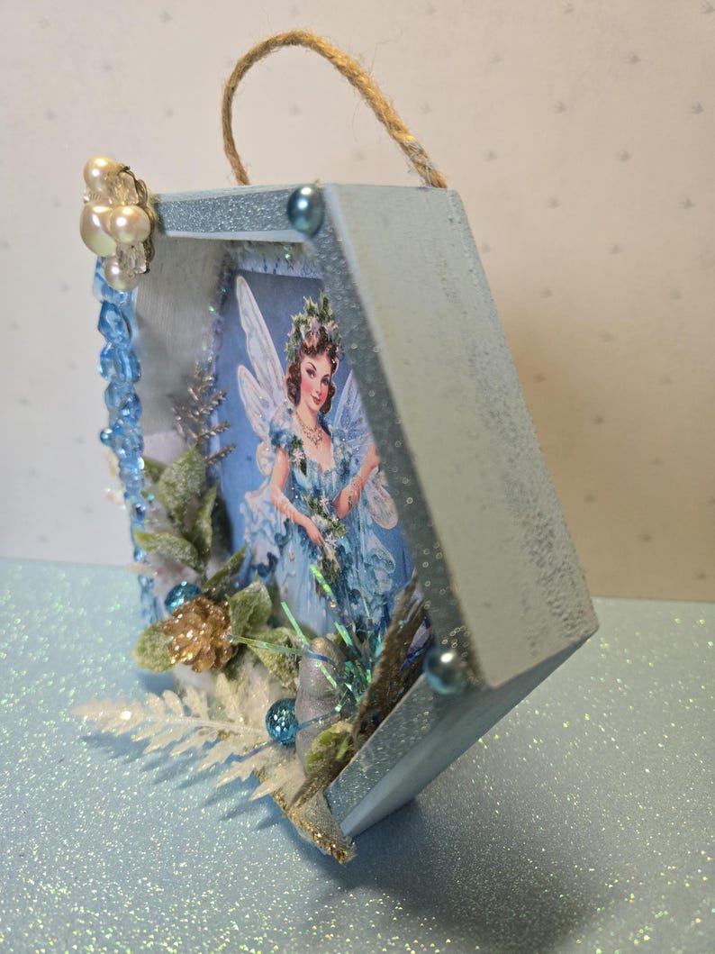 Winter Snow Fairy Shadow Box Diorama for Wall or Shelf - Etsy