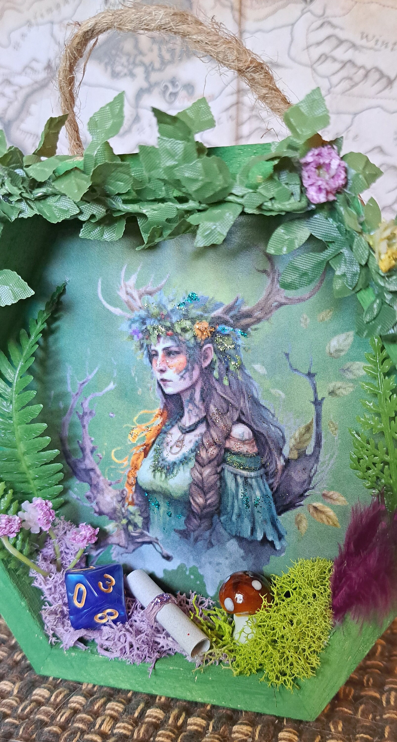D&D Inspired Fantasy Shadow Box Diorama Dungeons and Dragons - Etsy