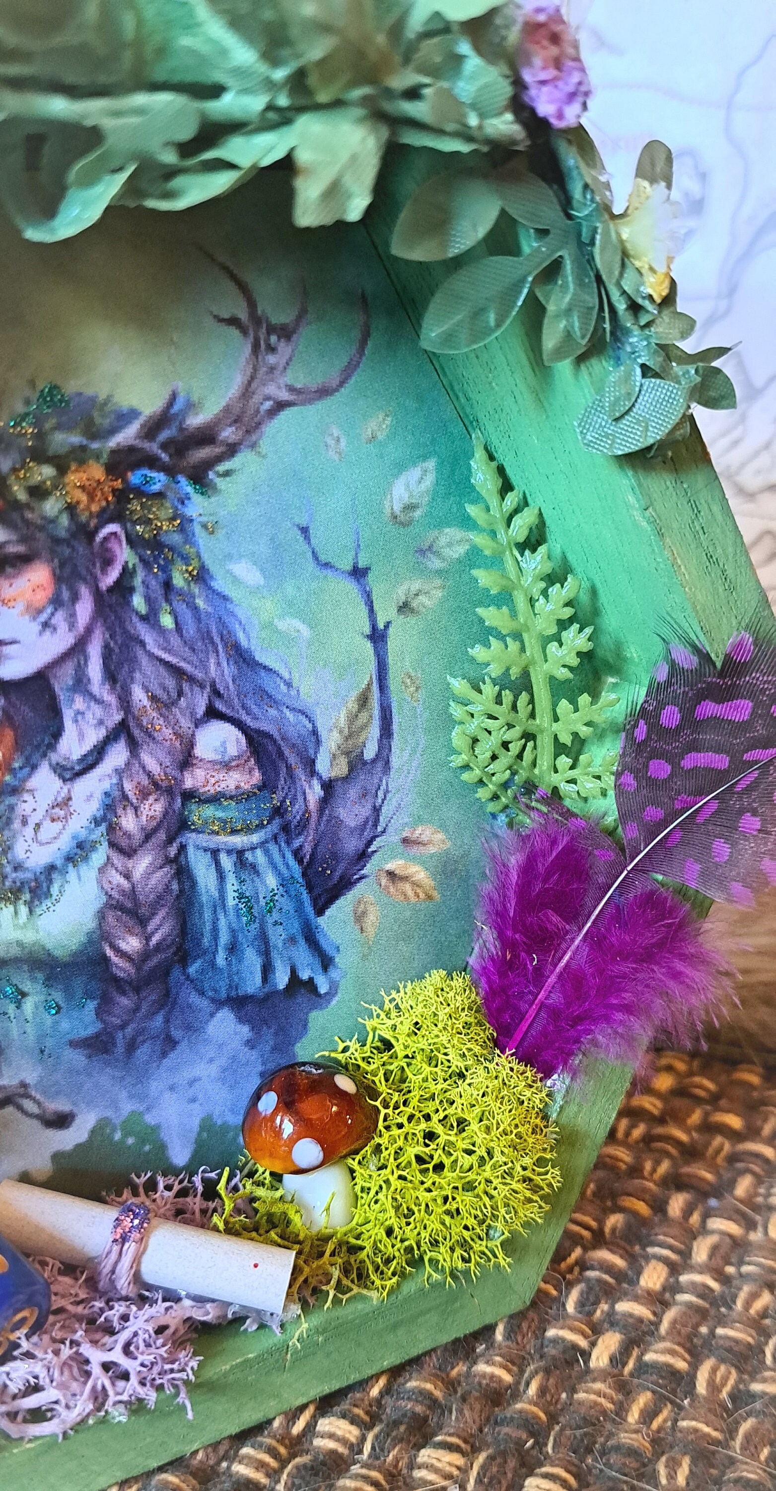 D&D Inspired Fantasy Shadow Box Diorama Dungeons and Dragons - Etsy