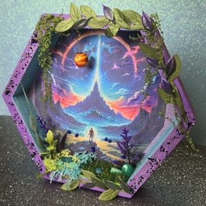 Celestial Cosmic Universe Shadow Box Diorama for Wall or Shelf - Etsy