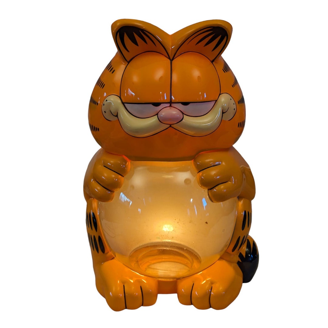 Garfield the Cat 18 Lighted Fish Tank Aquarium 2 Gallon 1978 - Etsy