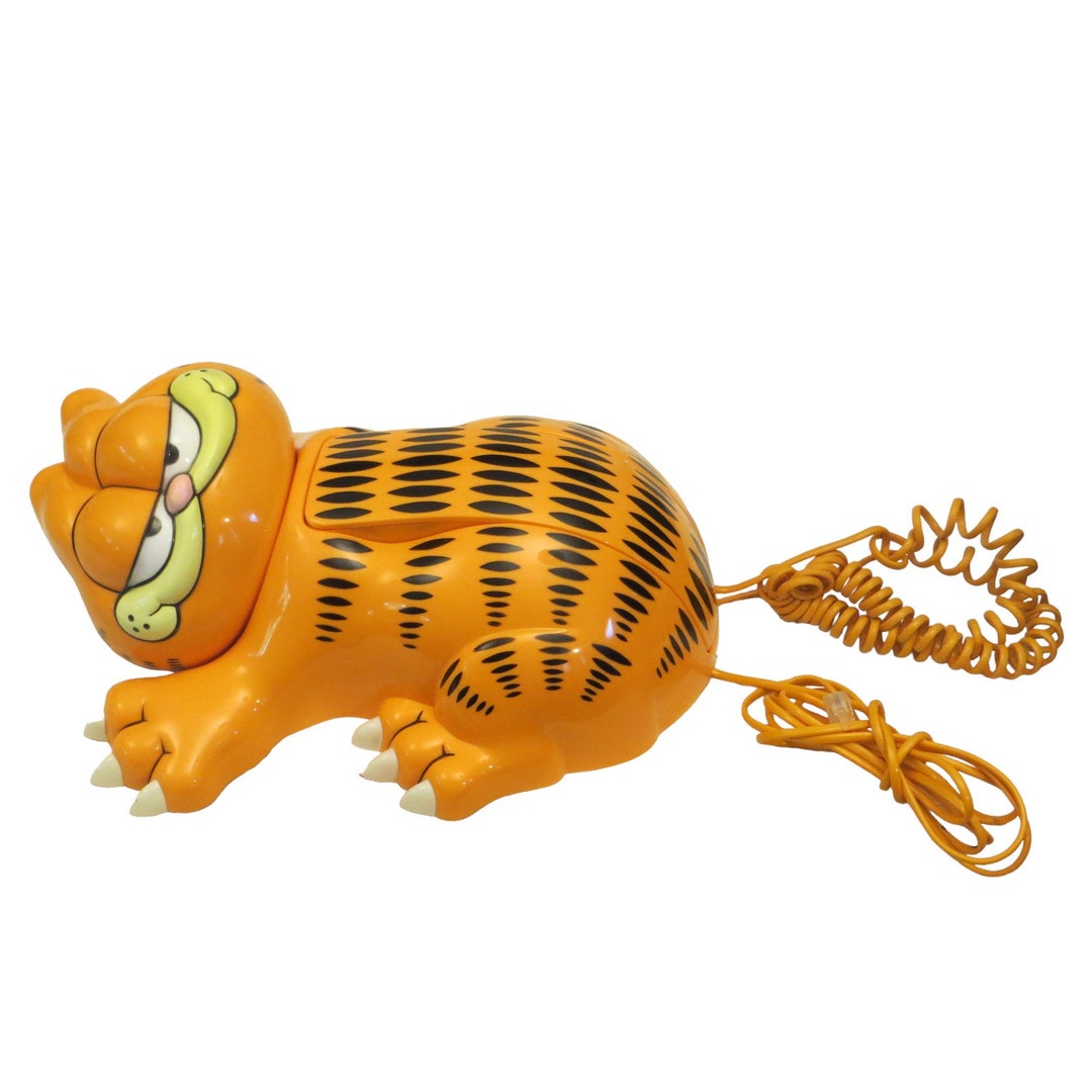 Vintage GARFIELD Tyco Wall Push Button Wall Phone Model 1209 - Etsy