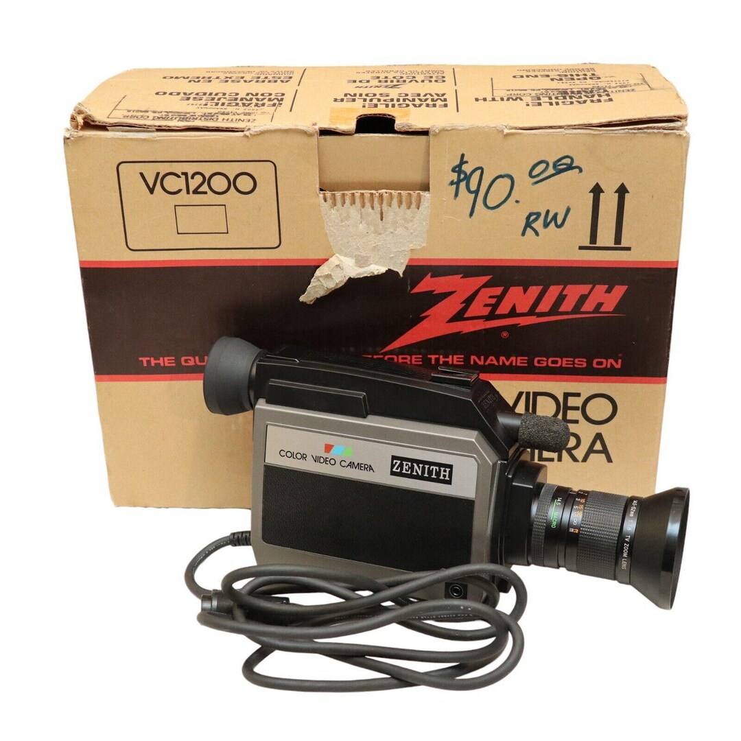 Zenith Color Video Camera With Cable VC1200 With Box - Etsy