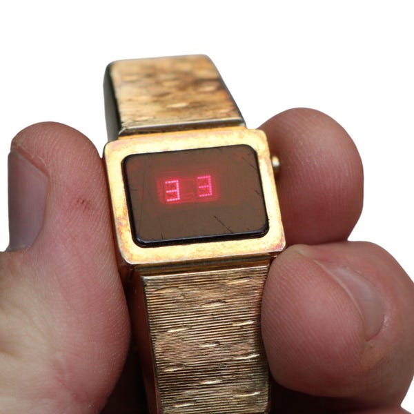 Vintage Led Watch - Etsy