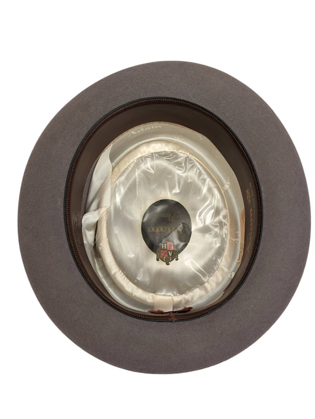 Vintage This is an Adam Grey Gray Band Pork Pie Hat Miller Bros - Etsy