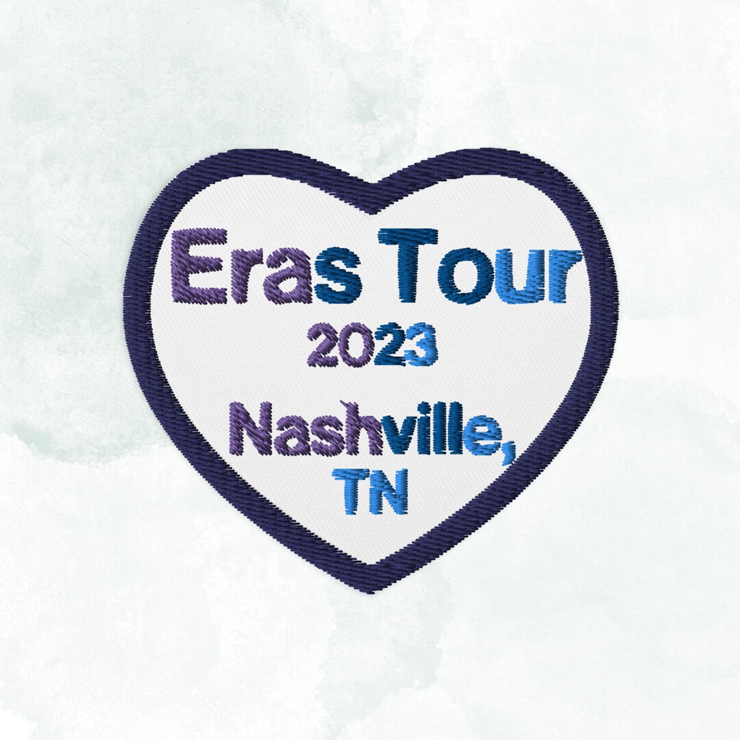 PERSONALIZED Taylor Swift Eras Tour Iron-on Patches Taylor Swift Eras ...